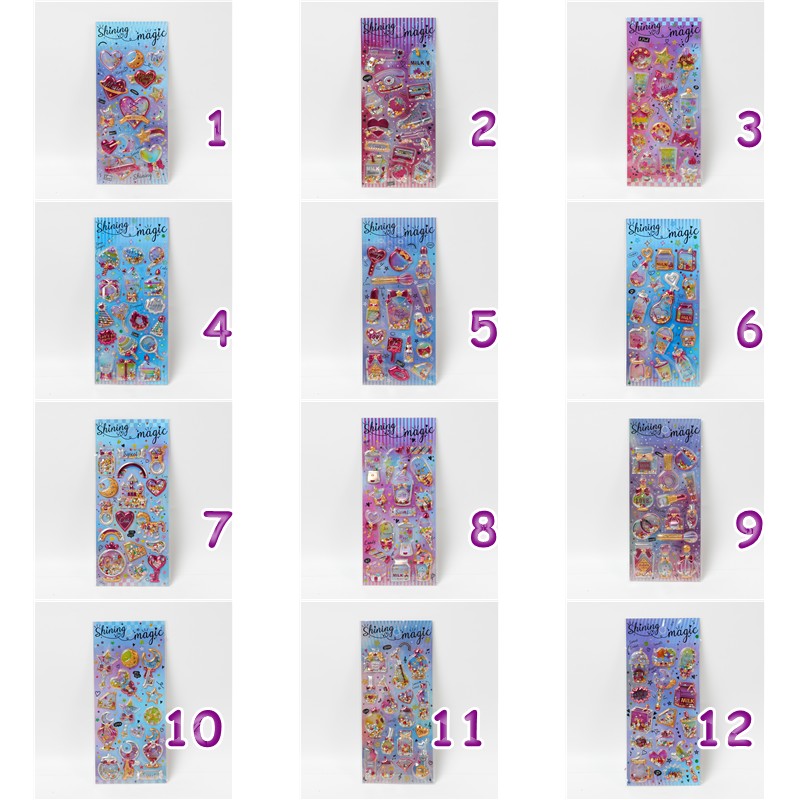 DIY ぷくぷく ボンボンシール 3Dステッカー立体ステッカー ぷっくりシール 粘着シール スパンコール12種 | 卸売・ 問屋・仕入れの専門サイト【NETSEA】