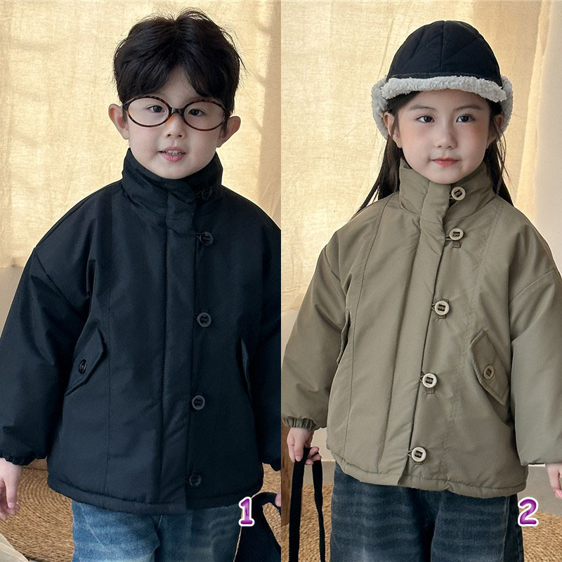 秋冬 韓国風子供服 キルティング 綿入れ ジャケット アウター コート上着 裏ボア裏起毛 80-150 | 卸売・ 問屋・仕入れの専門サイト【NETSEA】