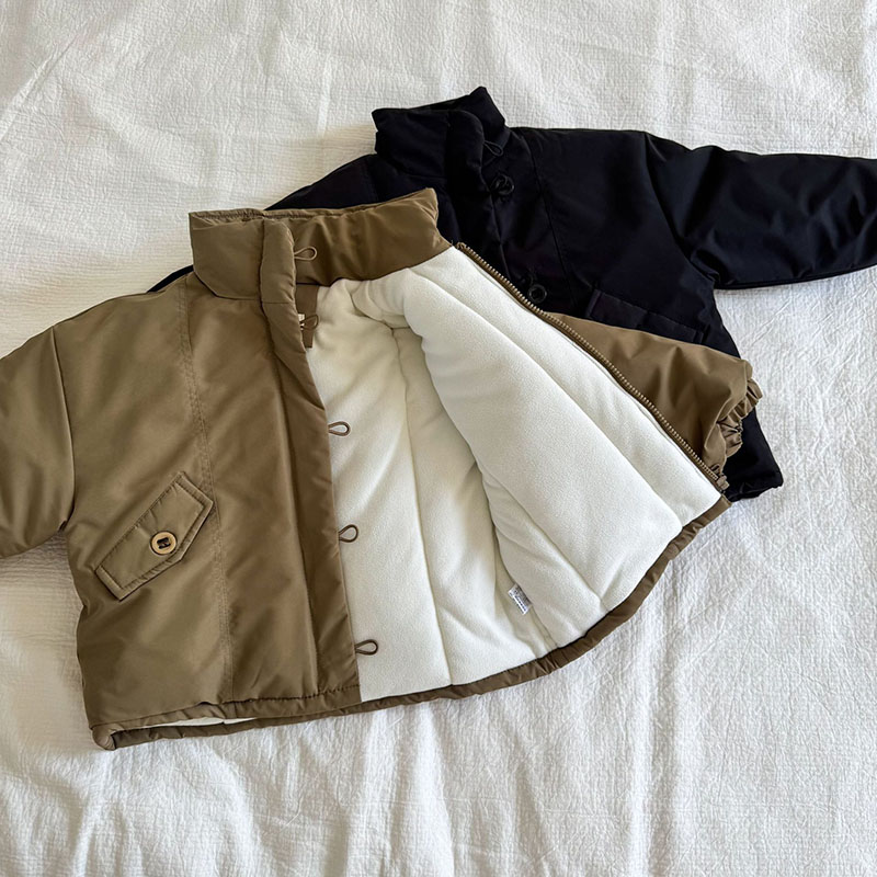 秋冬 韓国風子供服 キルティング 綿入れ ジャケット アウター コート上着 裏ボア裏起毛 80-150 | 卸売・ 問屋・仕入れの専門サイト【NETSEA】