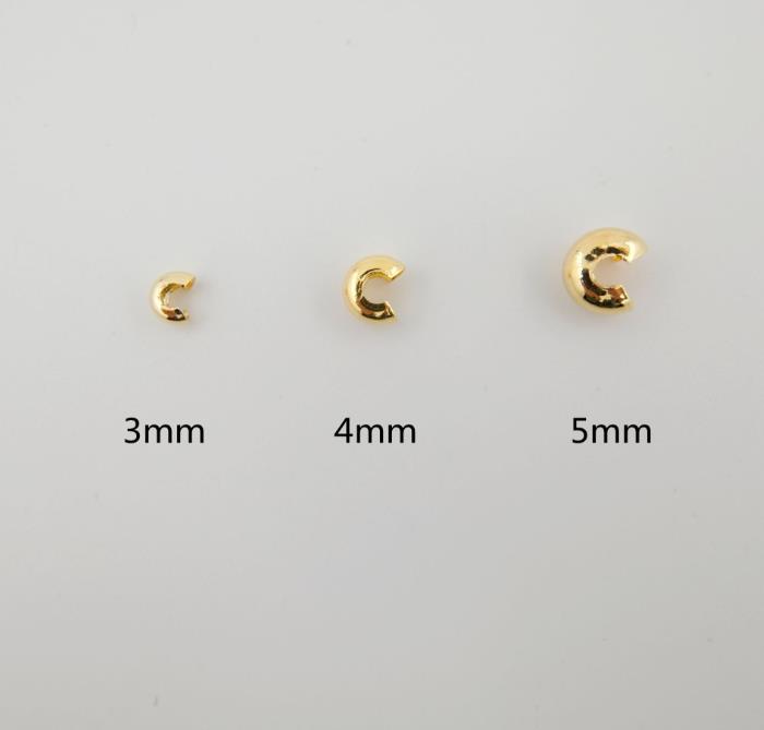 DIY手芸部品 銅ベース14Kゴールドメッキ 変色防止 Cカーブビーズキャッチャー 開閉式ポジションビーズ | 卸売・ 問屋・仕入れの専門サイト【NETSEA】